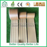 China PVC Synthetic Teak Boat Floor 190mm x 5mm Marine Decking Sea Water Resistant for sale