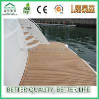 China Online Technical Support Extrusion Technology Synthetic Teak Adhesive Boat Deck for sale