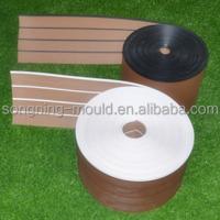 China 25meters/roll Waterproof Polymer Synthetic PVC Boat Decking Floor for sale