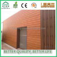 China Outdoor WPC Wall Siding 150mm x 19mm Wood Texture UV Resistant Composite Cladding for sale