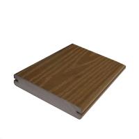 China PVC Foam Outdoor Decking Tile 140mmx25mm for Patio Furniture No Screw Needed for sale