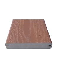 China PVC Foam Outdoor Decking Tile 140mmx25mm for Patio Furniture No Screw Needed for sale