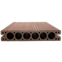 China Brushing Surface Waterproof Fireproof PVC Plastic Composite Balcony/Terrace Floor Deck in Carton Packing for sale