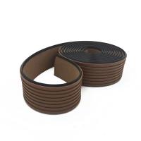 China Fire Resistant PVC Marine Decking 5mm Thick 200mm Wide Synthetic Teak Yacht Flooring for sale
