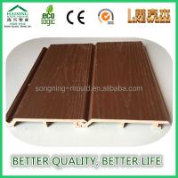 China 140mm*22mm Multilayer Engineered Wood Flooring White Wood Grain WPC Wall Cladding Panel for sale