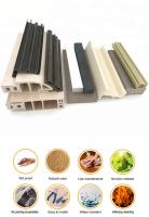 China Hotel Wood Texture PVC/WPC Doors and Windows Frame Profile with Customizable Options for sale