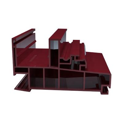 China Customized Grey PVC WPC Door Frame and Window Frame Profiles 20 Year Durability for sale