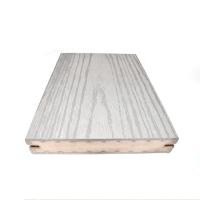 China WPC PVC Decking Panel 140mm x 25mm No Screw Anti UV CE Certified for Outdoor Flooring for sale