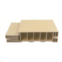 China Customized Grey PVC WPC Door Frame and Window Frame Profiles 20 Year Durability for sale