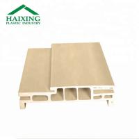 China Customized Grey PVC WPC Door Frame and Window Frame Profiles 20 Year Durability for sale