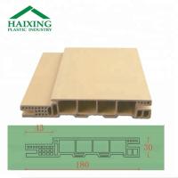 China Customized Grey PVC WPC Door Frame and Window Frame Profiles 20 Year Durability for sale