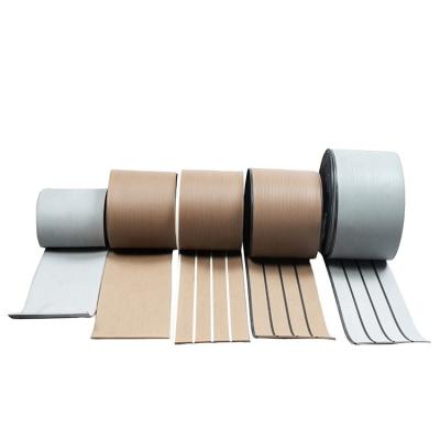 China LIKEWOOD PVC Boat Floor Engineered Flooring 190mm 5mm for Synthetic Teak Decking on Luxury Yachts for sale