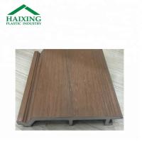 China Outdoor WPC Wall Panel PVC Co-extrusion Wood Wall Covering 100% Waterproof for sale