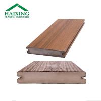 China Beyond WPC Floor Hotsale Synthetic Teak PVC Outdoor 3D Decking Composite for Decking for sale