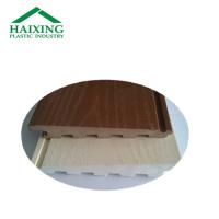 China Outdoor WPC Wall Panel PVC Co-extrusion Wood Wall Covering 100% Waterproof for sale