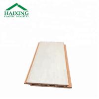 China HAIXING LIKEWOOD PVC Exterior Wall Panel 119mm x 12mm Eco Friendly Co Extrusion for sale