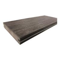 China Co-extrusion Technology 16ft Exterior Grooved Shape PVC Decking for Decking Solutions for sale