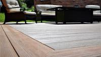China Co-extrusion Technology 16ft Exterior Grooved Shape PVC Decking for Decking Solutions for sale