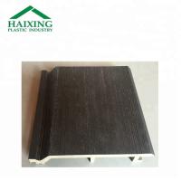 China DIY Retaining Wall Decor with Wood Plastic Composite Board White WPC Panel 100mm*10mm for sale
