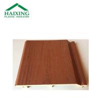 China DIY Retaining Wall Decor with Wood Plastic Composite Board White WPC Panel 100mm*10mm for sale