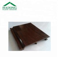 China DIY Retaining Wall Decor with Wood Plastic Composite Board White WPC Panel 100mm*10mm for sale