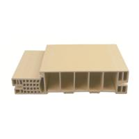 China Co-Extruded PVC WPC Door Frame Durable Hotel Moulding Custom Size CE ISO for sale
