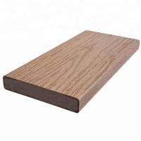 China Co-extruded Wood Color PVC Flooring Board 140x25mm 2m Length ASA Surface for sale