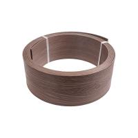 China PE PVC Wood Plastic Composite Garden Coil Edging 135mm 4mm 6m Length for Landscape for sale