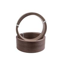 China PE PVC Wood Plastic Composite Garden Coil Edging 135mm 4mm 6m Length for Landscape for sale