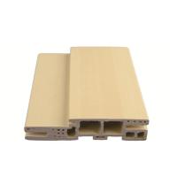 China ISO CE Certified PVC WPC Door Frame Profiles 5 Year Warranty Custom Sizes for sale