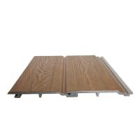 China PVC Outdoor Wall Siding 100mm x 10mm Anti Water UV Resistant Exterior Cladding 2m-6m Length for sale