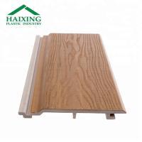 China PVC Outdoor Wall Siding 100mm x 10mm Anti Water UV Resistant Exterior Cladding 2m-6m Length for sale