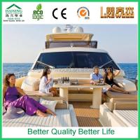 China Soft PVC Marine Boat Deck Flooring 190mm x 5mm Teak Wood Grain Non Slip Outdoor for sale