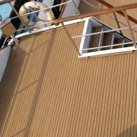 China Anti UV Flexible PVC Marine Decking 190mm x 5mm Teak Synthetic Yacht Flooring for sale