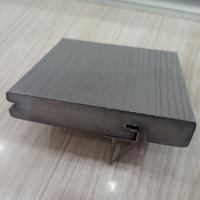 China PVC WPC Outdoor Composite Decking 140mm x 25mm Co Extrusion Anti UV Slip Resistant 20 Year Warranty for sale