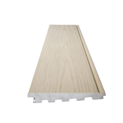 China PVC Foam Wood Composite Cladding 100-180mm Width for Modern Villa Exterior for sale