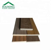 China Outdoor Waterproof Wood Grain Double Color Co-Extruded WPC Decking 140mm x 25mm for sale