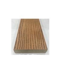 China PVC WPC Outdoor Decking 140x25mm Fire Resistant Wood Plastic Composite Flooring for Garden for sale