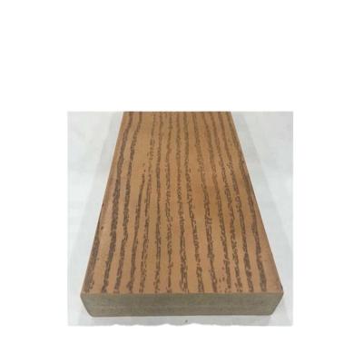 China PVC WPC Outdoor Decking 140x25mm Fire Resistant Wood Plastic Composite Flooring for Garden for sale