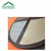 China PVC WPC Outdoor Decking 140x25mm Fire Resistant Wood Plastic Composite Flooring for Garden for sale