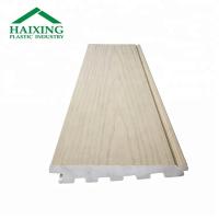 China PVC WPC Outdoor Wood Plastic Wall Panel 100-180mm Width Contemporary Design for sale