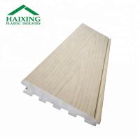 China PVC WPC Outdoor Wood Plastic Wall Panel 100-180mm Width Contemporary Design for sale