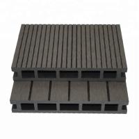 China Co-Capped WPC Decking Tile Outdoor Floor Plastic Lumber with Waterproof Coating Layer for sale