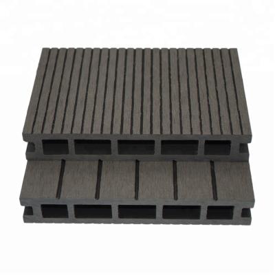 China Co-Capped WPC Decking Tile Outdoor Floor Plastic Lumber with Waterproof Coating Layer for sale