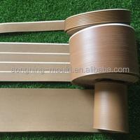 China HAIXING Synthetic Teak Boat Rubber Floor 190mm x 5mm Marine Decking Roll 25m for sale