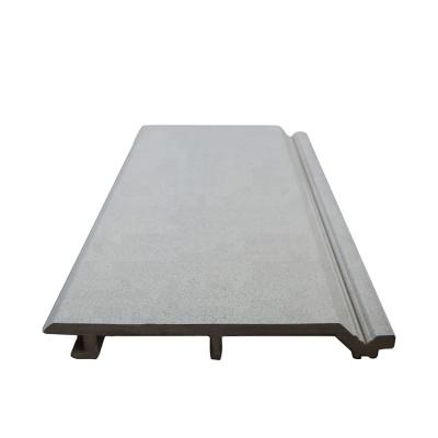 China Fireproof PVC Foam Outdoor WPC Wall Panel Facade Cladding Board for Thermal Insulation for sale