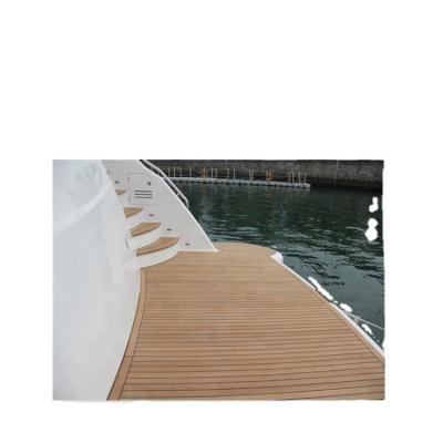 China PVC Boat Deck Yacht Flooring 190mm x 5mm Anti Slip Marine Decking 25m Roll for sale