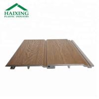 China Custom Teak Composite Wall Panel Cladding Siding 100-180mm x 10-26mm for Exterior for sale