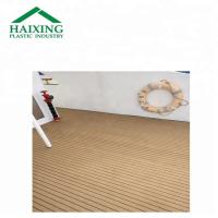 China PVC Yacht Teak Decking 190mm x 5mm Outdoor Plastic Flooring for Patio and Boat for sale