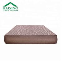 China Exterior Wood Grain PVC Foam Composite Decking 140mm x 25mm for Modern Terrace for sale